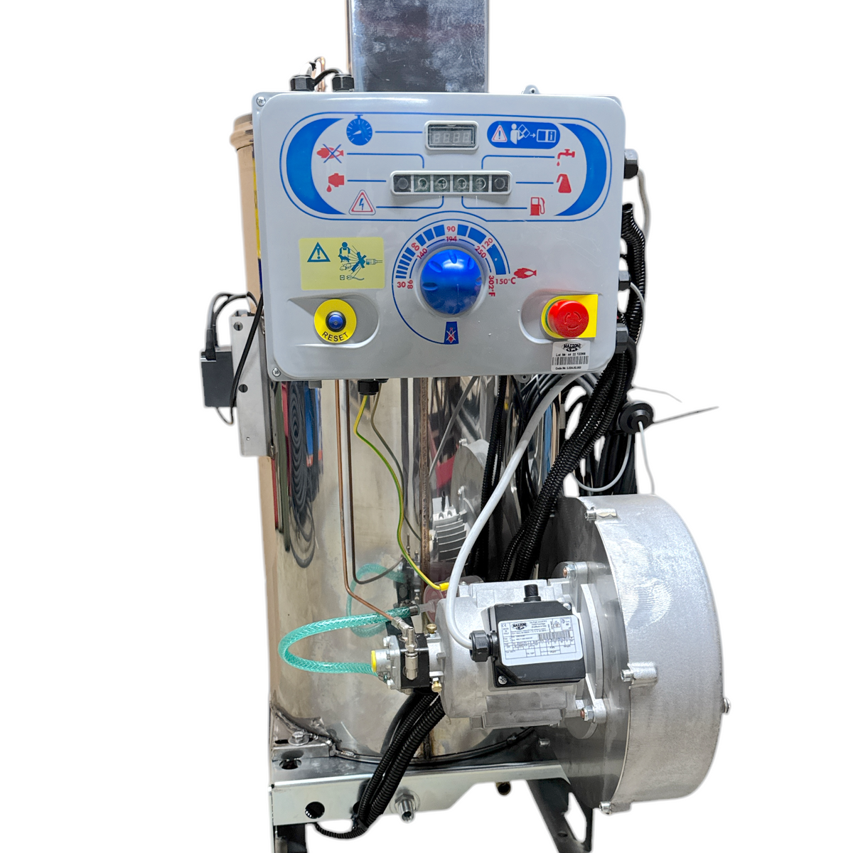 Mazzoni Boiler W Panel 25LPM @ 250 Bar - 12v DC – Rutland Pumps Limited