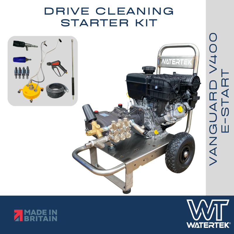 Watertek Vanguard E-Start V400 Pressure Washer Starter Kit – Rutland ...